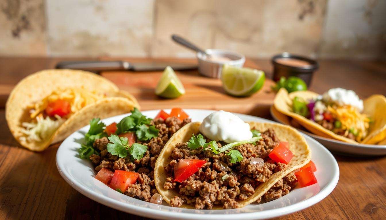 Zesty & Juicy 15-Minute Ground Beef Tacos Recipe