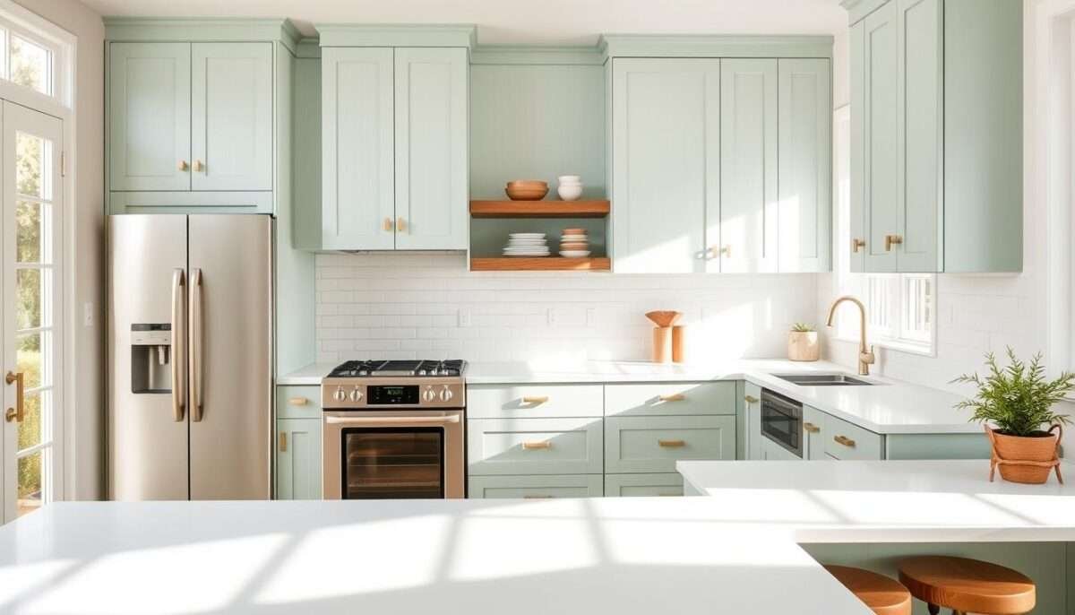 21 Affordable Green Shaker Kitchen Designs That Look Effortlessly Elegant
