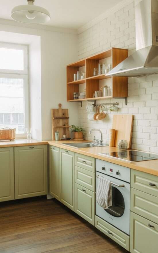 20 Breathtaking Small Green Kitchen Designs for a Fresh Look