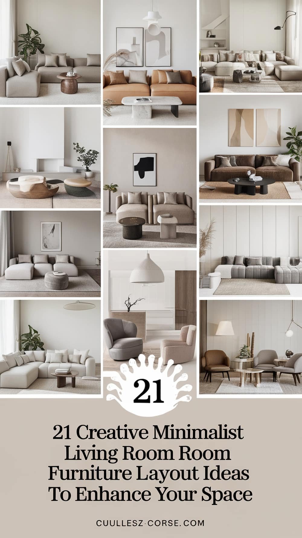 21 Creative Minimalist Living Room Furniture Layout Ideas